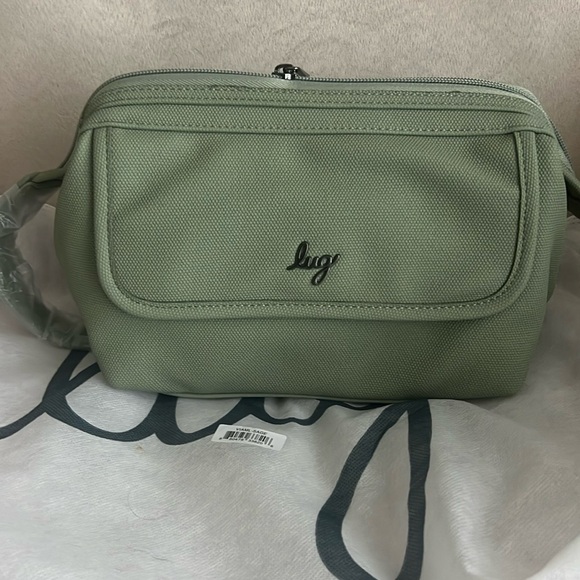 lug | Bags | Nwt Lug Via Matte Luxe Vegan Leather Toiletry Case In Sage ...